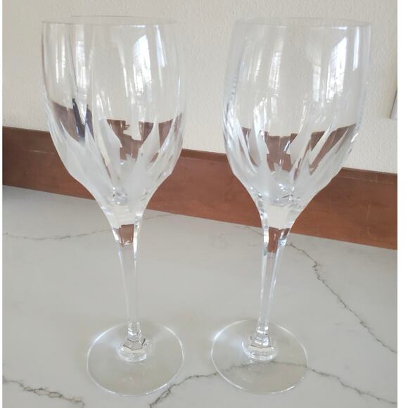 Mikasa | Dining | Set Of 2 Mikasa Cut Crystal Flame Damore Imperial ...